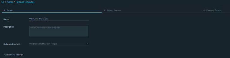 Recieve VMware Aria Operations Alerts in Microsoft Teams – VRMWARE.NL
